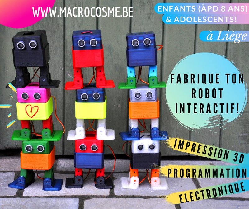 Stages,cours Enfants/ Divers: Fabrique de A à Z ton robot interactif ... Stages,cours Enfants/ Divers: Fabrique de A à Z ton robot interactif ...