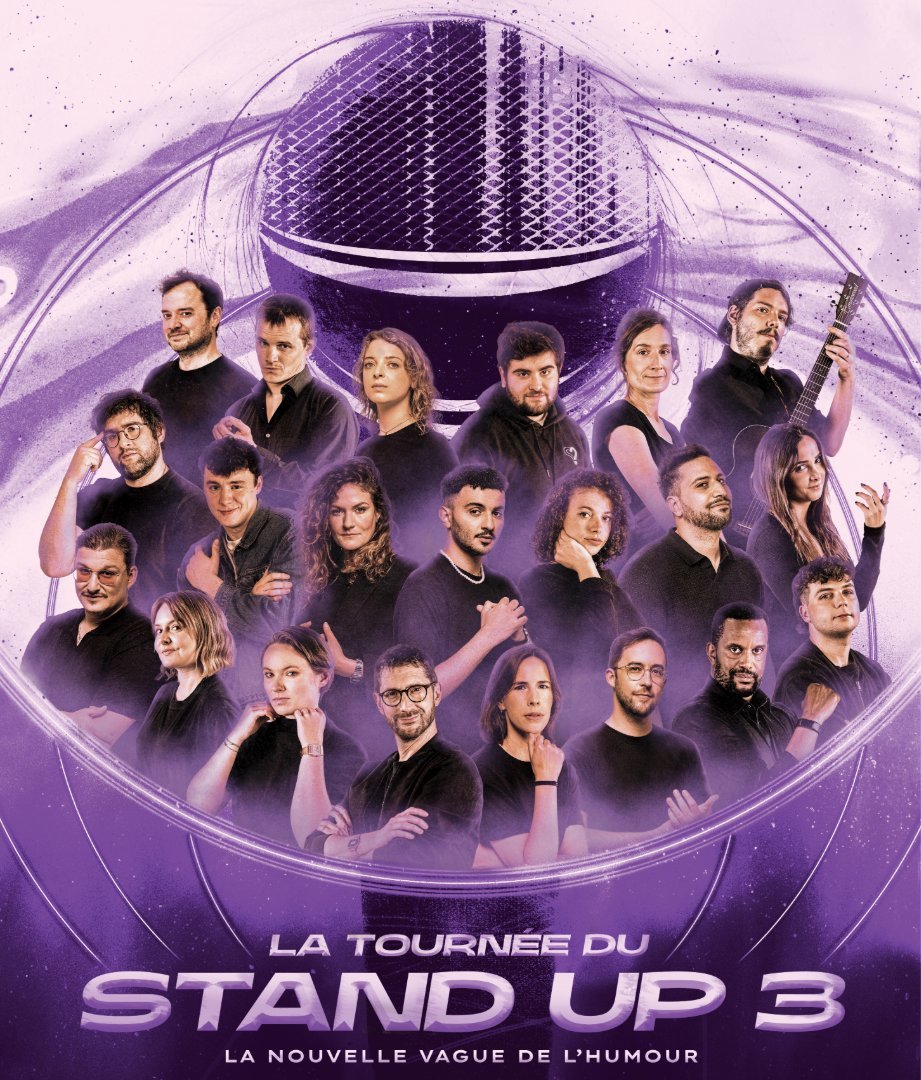 Spectacles Stand-up, impro, humour: La tournée du stand-up 3 - Nismes ...