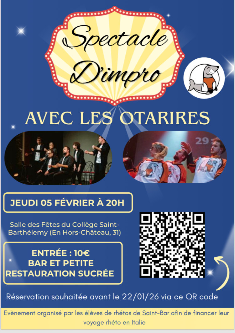 Spectacles Stand-up, impro, humour: Spectacle d'impro - Les Otarires ...