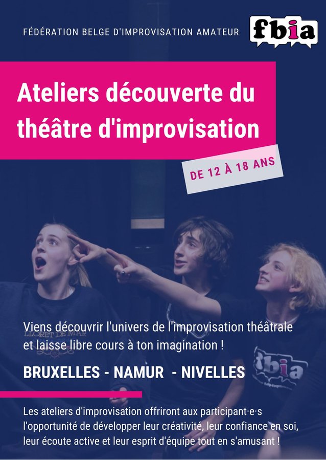 Théâtre Improvisation: Cours d'improvisation théâtral - Fbia - Namur ...