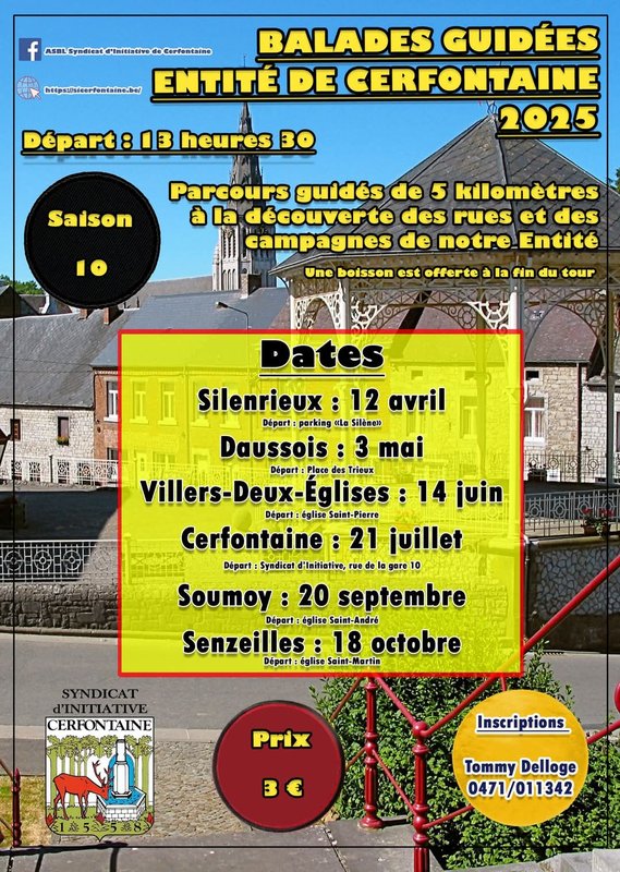 Loisirs Visite, balade: Balade découverte de Cerfontaine - Cerfontaine ...