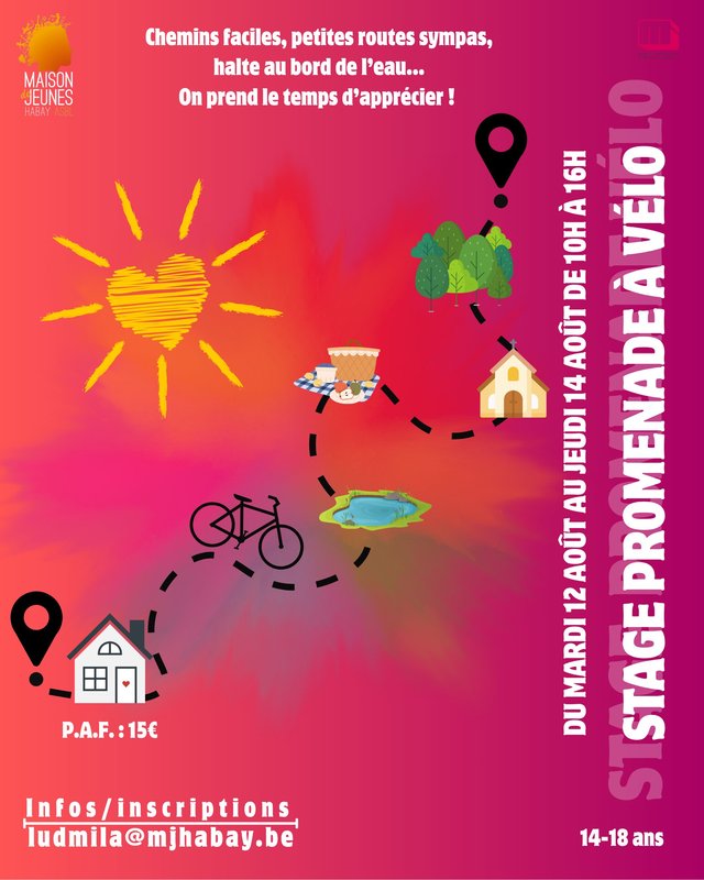 VTT: Stage de découverte de ta commune à vélo - Habay-la-Neuve (Luxembourg)