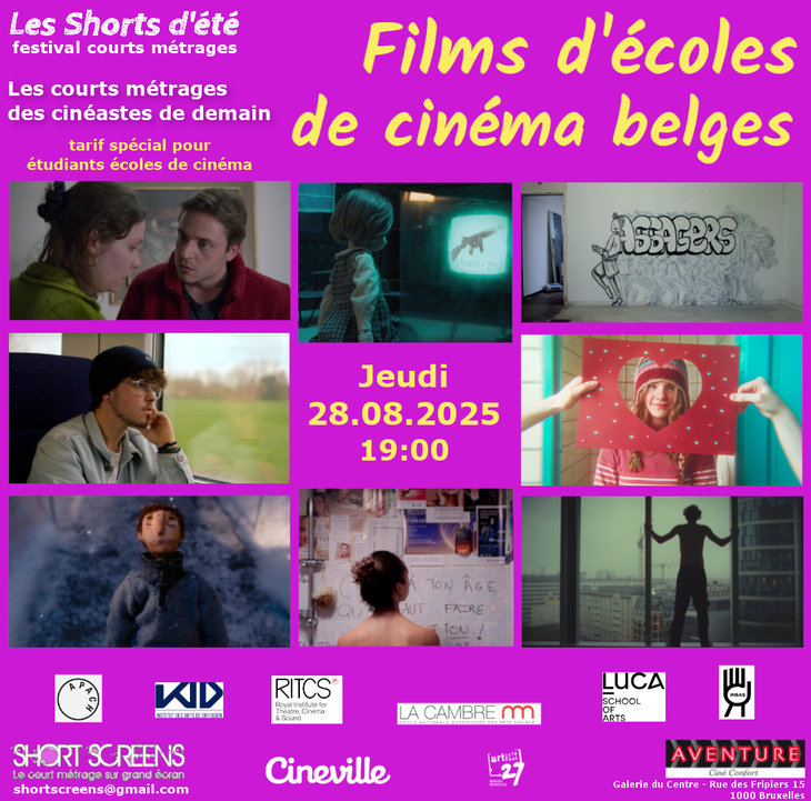 Spectacles Cinéma: Films d'écoles de cinéma belges - Courts métrages ...